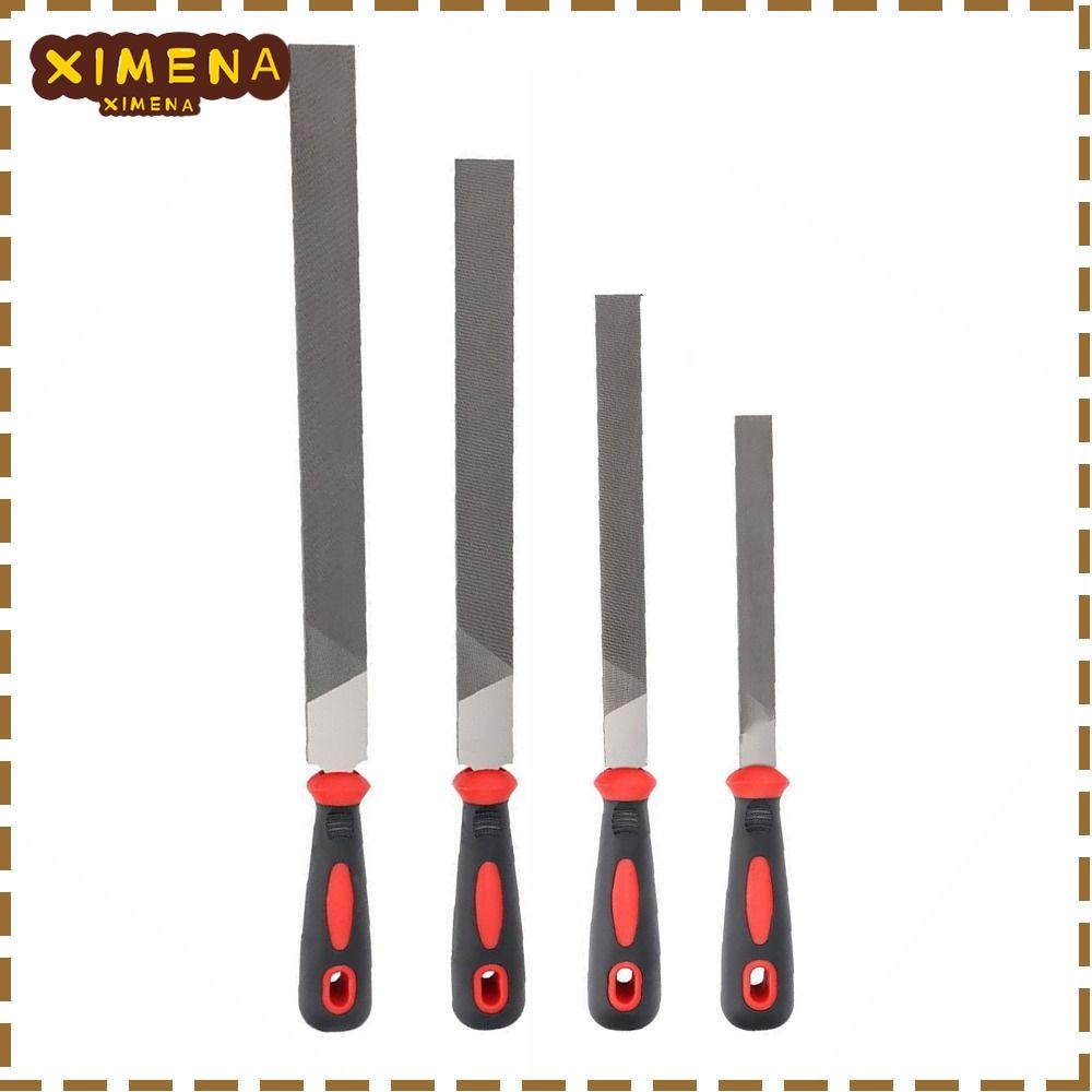XIMENA Fine File, Steel 6/8/10/12Inch Flat Files, Grinding ...