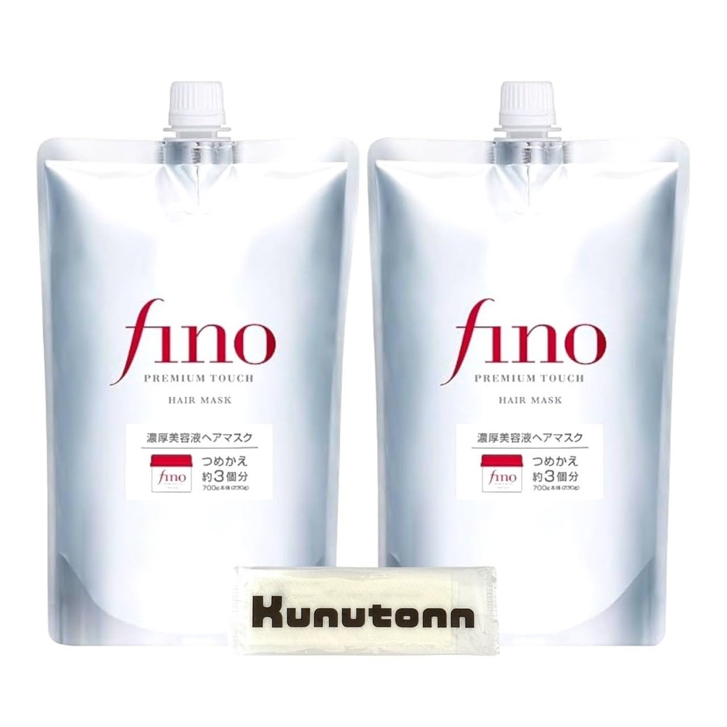 fino fino premium touch hair mask refill 700g set of 2 + with Kunutonn ...