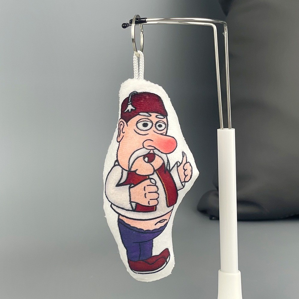 2024 New Shawarma Legend Red Nose Old Man Voice Pendant Press Voice ...