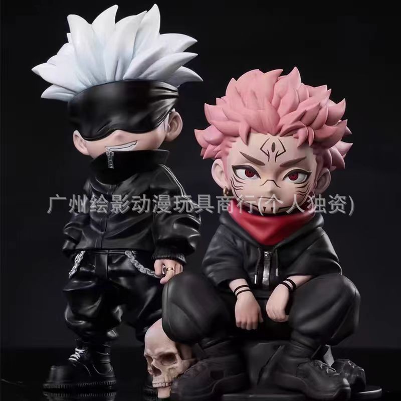 Spell Fighting Mystery Box Figure Standing Posture Gojo Go Sitting ...