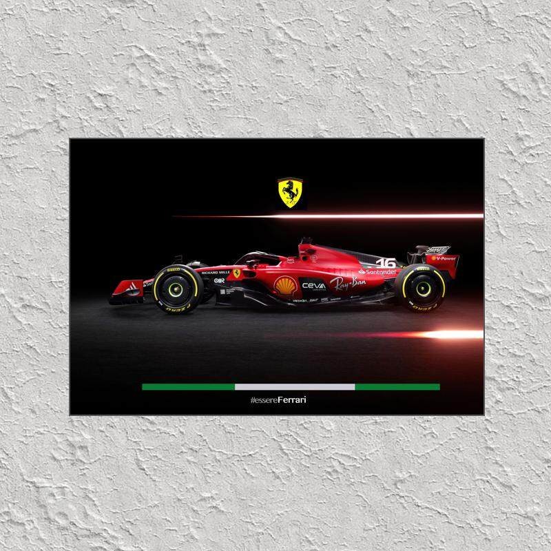 Super Formula Grand Prix Charles Leclerc Ferrari Racing Poster Print ...
