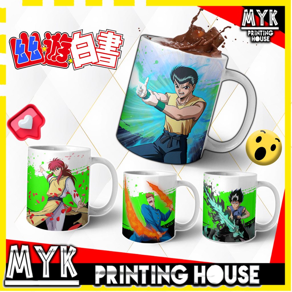 GHOST FIGHTER YUYU HAKUSHO ANIME MUG DESIGN | Shopee Philippines