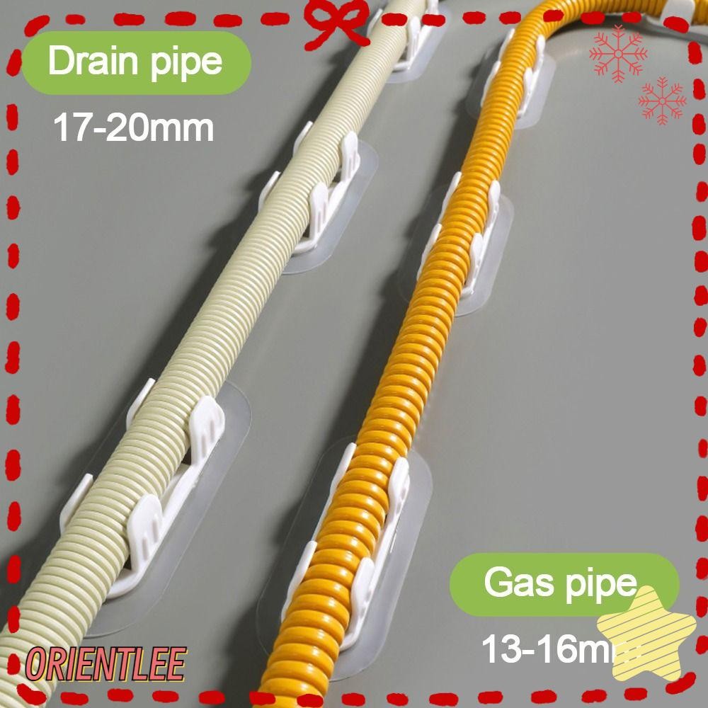 ORIENTLEE 5pcs Pipe Clamp Hooks, Cable Clips Plastic Wiring Hose Clamp ...