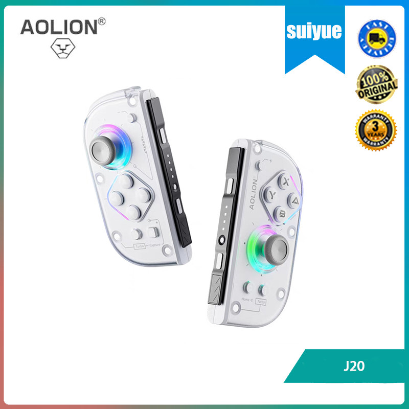 Aolion J20 Knight Switch Nintendo NS Game Controller Left and Right Separation JC Hall Wireless ...