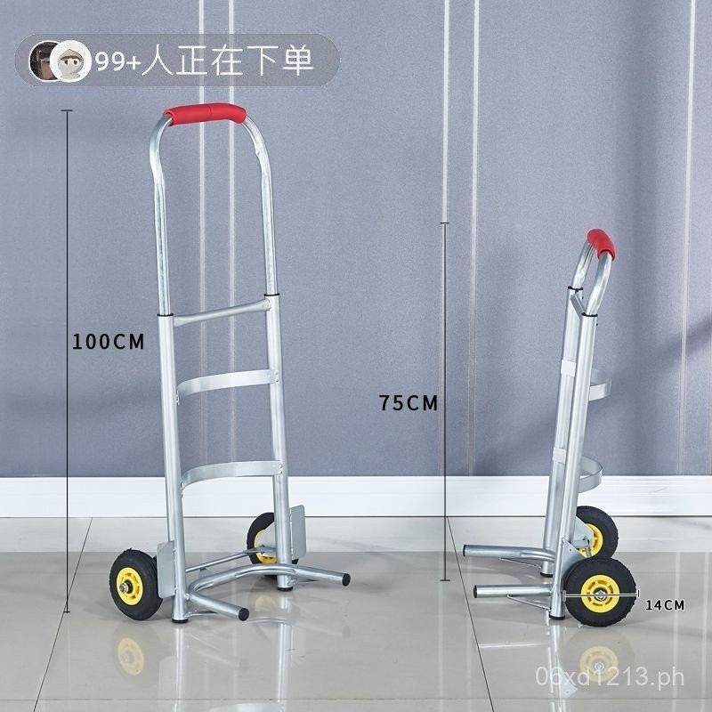 Small Cart Liquefied Gas Hand Pull Cart Steel Cylinder Liquefied Gas ...