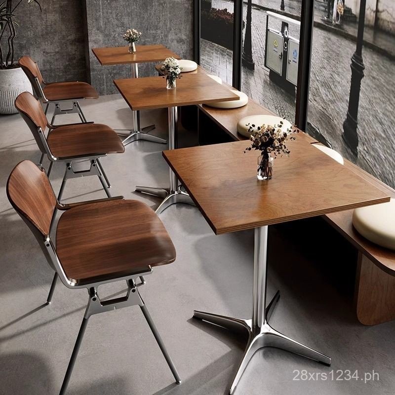 Tangshui Shop Internet Celebrity Korean Dessert Shop Dining Chairs ...