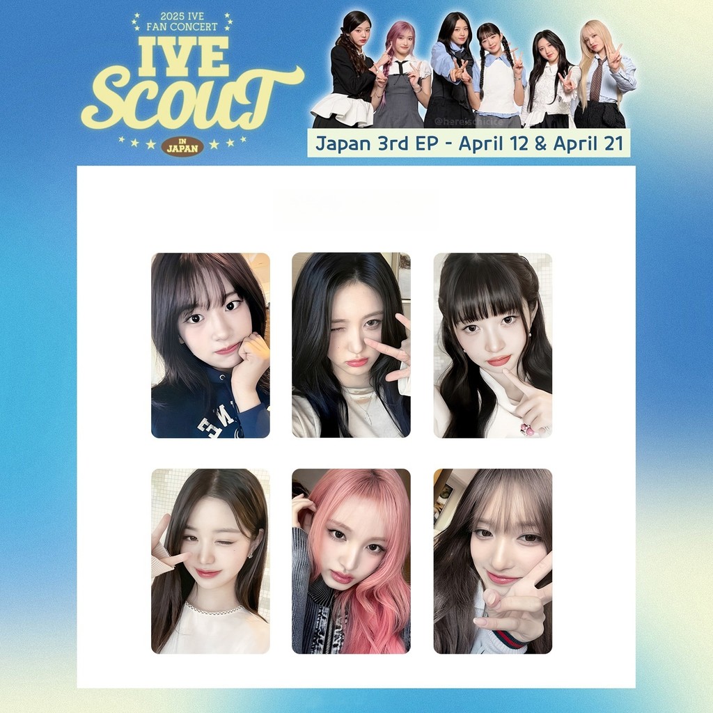 4-7pcs/set DIVE INTO IVE I'VE MINE Photocards Season's Greetings Lomo Cards REI LIZ LEESEO ...