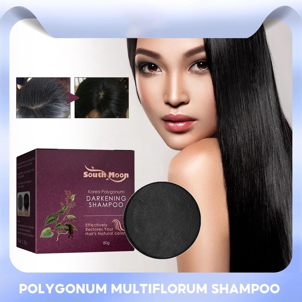 Hair Growth Soap Shampoo Polygonum Multiflorum Repair Natural Black ...