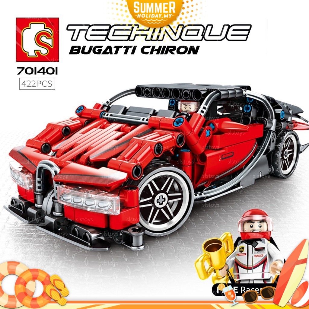 [Pull Back Function] Sembo Block Techinque Race Car Model Brick ...