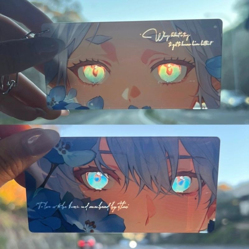 2Pcs/Set Anime Frieren: Beyond Journey's End Bookmark Acrylic Cards ...