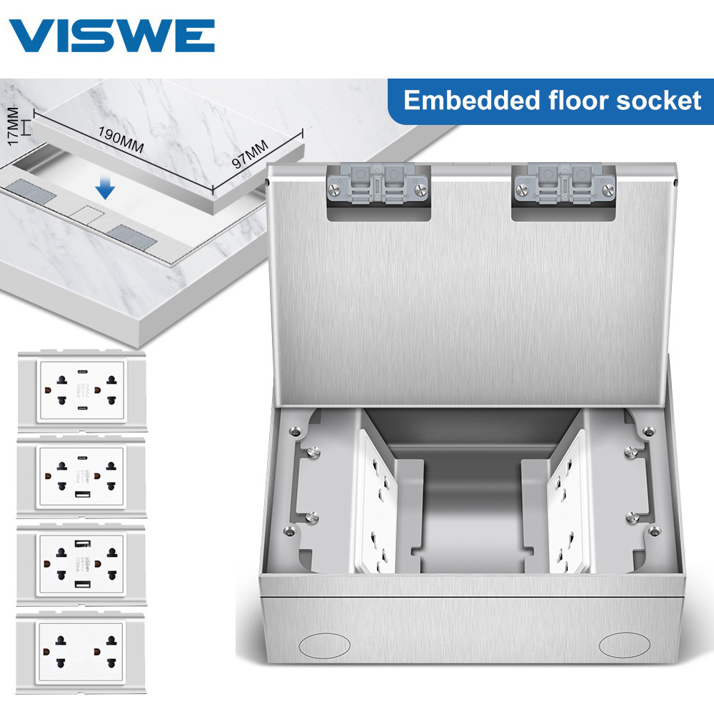 VISWE | Floor socket | Floor outlet | Floor mounted socket | Floor ...