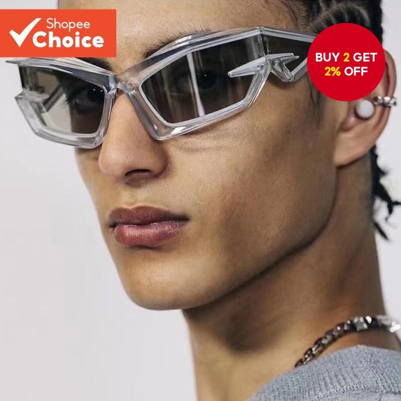 New Fashion Future Technology Sunglasses Mirror Vintage Punk Women Hip ...