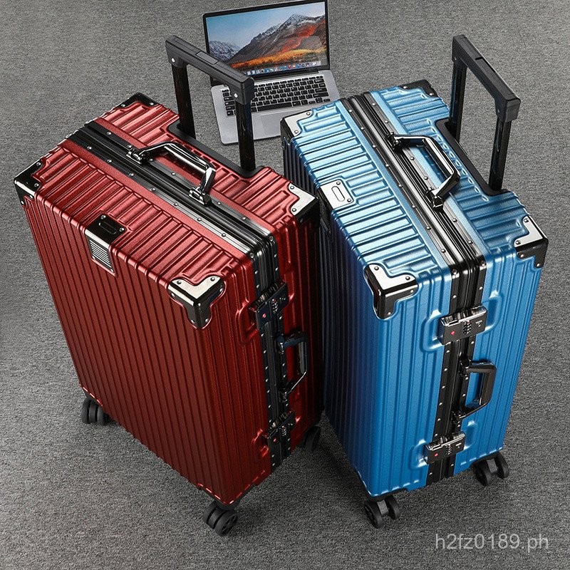 Fashionable Men's Luggage Sturdy Rolling Suitcase One-Piece ...