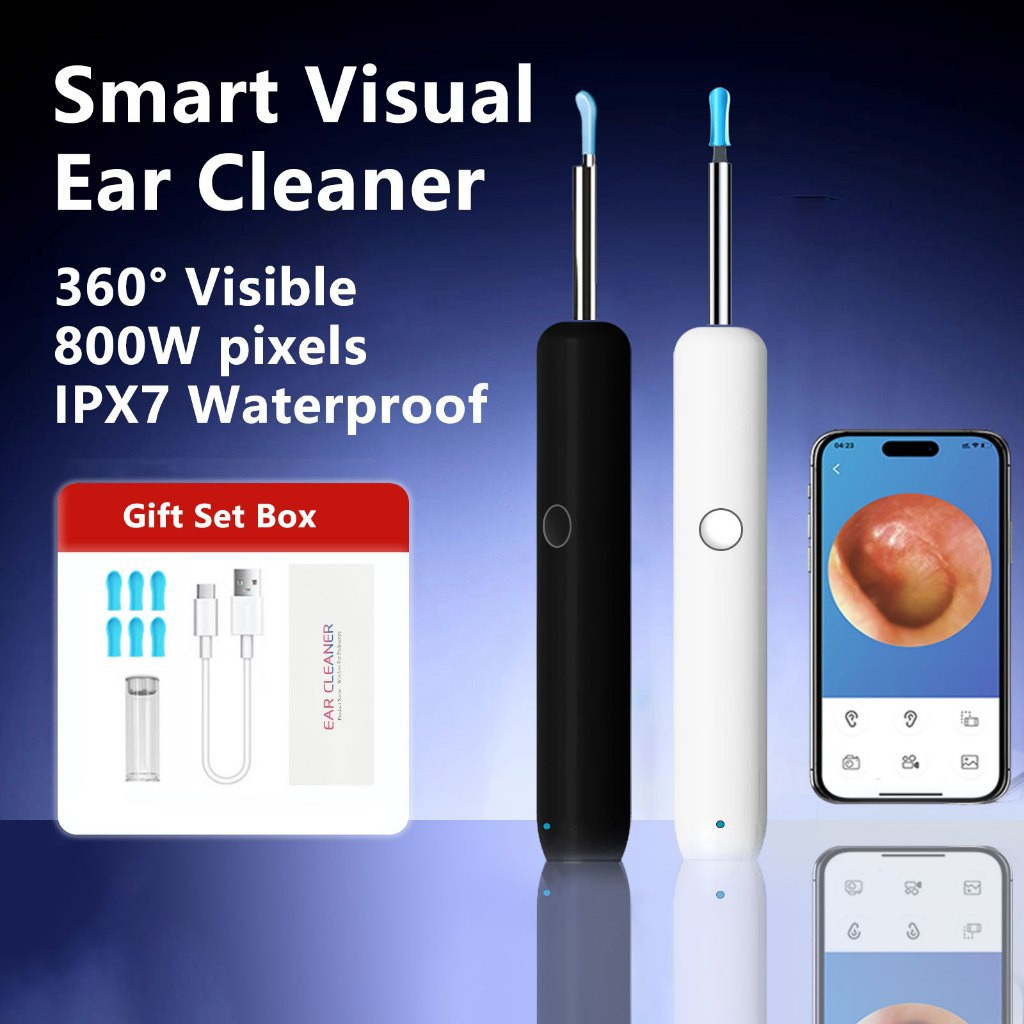 Visual Ear Cleaner – Earwax Removal Tool Kit with Wireless Wi-Fi and ...