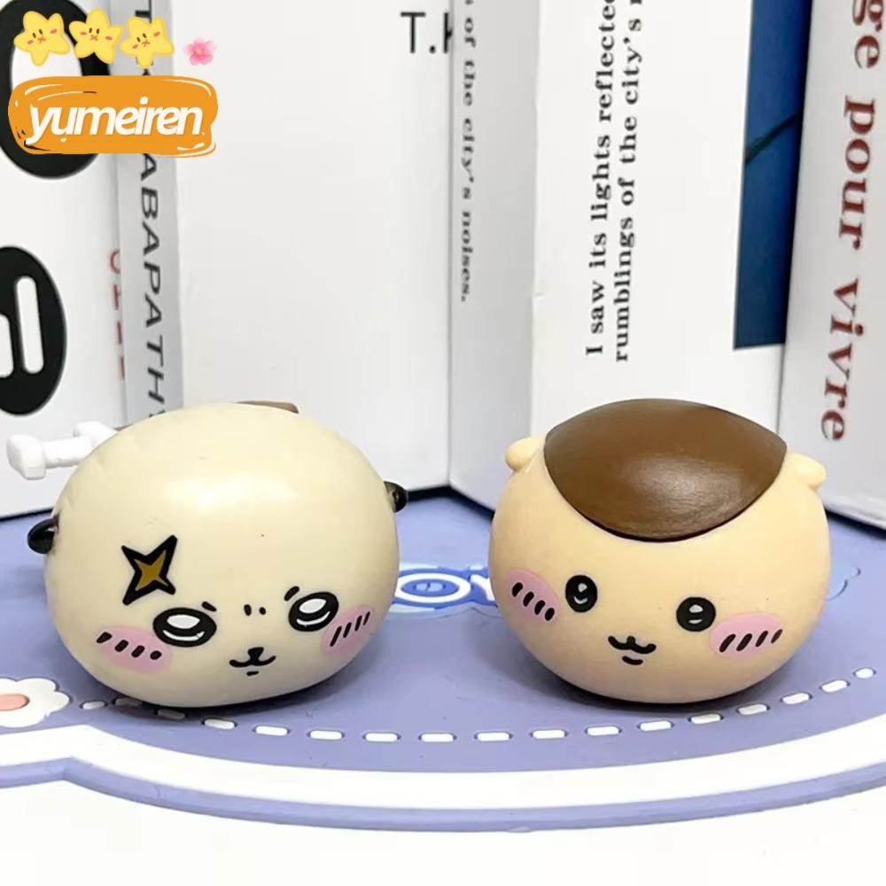 YUMEIREN 8PCS Chiikawa Figures, Kawaii Lying Down Chiikawa Action ...