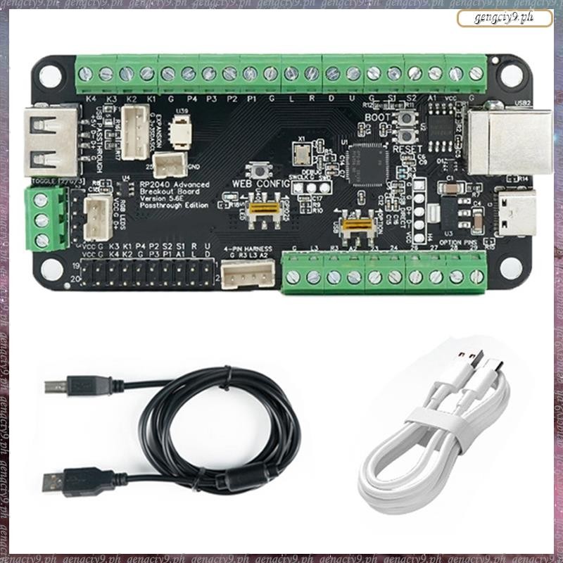 [L E U R] Advanced Breakout Board USB Passthrough Fighting Board GP2040 ...