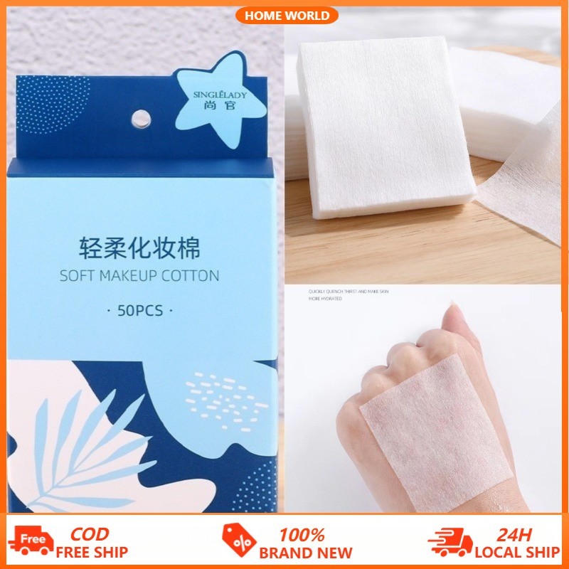 50/100pcs Make Up Cotton Pads for Face Skin Care Cleaning Make Up ...