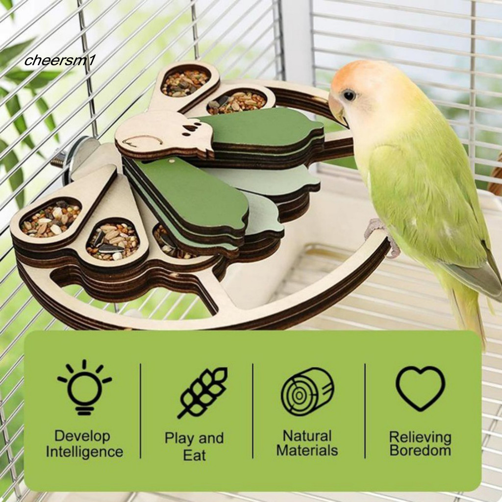 [CS] Foraging Activity Toy for Parakeets Parakeet Arc Perch Toy ...