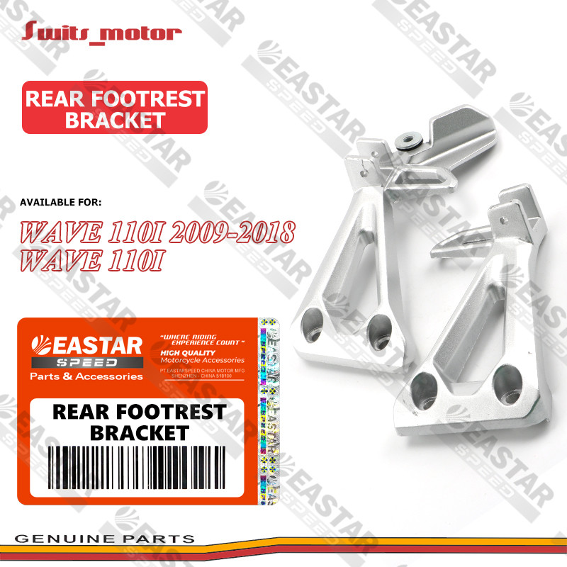 Rear Footrest Bracket SET Wave 110i 2009-2018 Rear Footrest Wave 110 ...