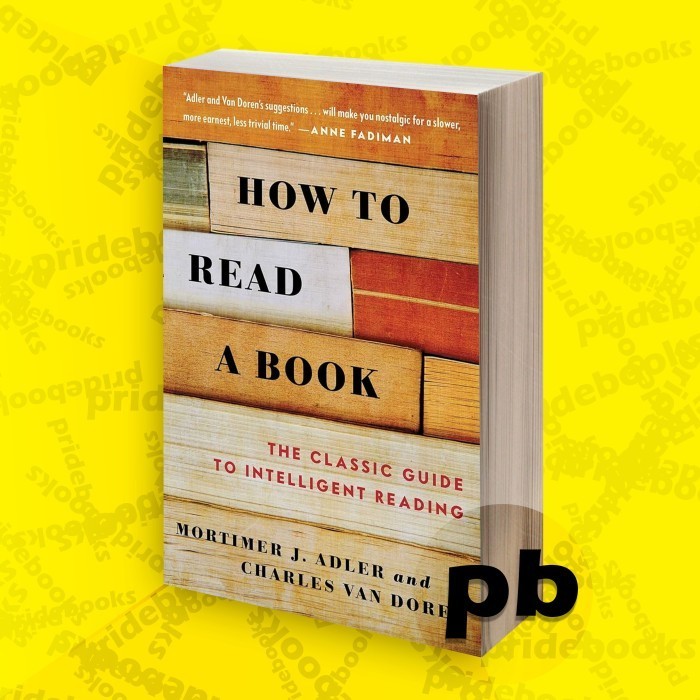 How to Read a Book: The Classic Guide to Intelligent Reading | Shopee ...