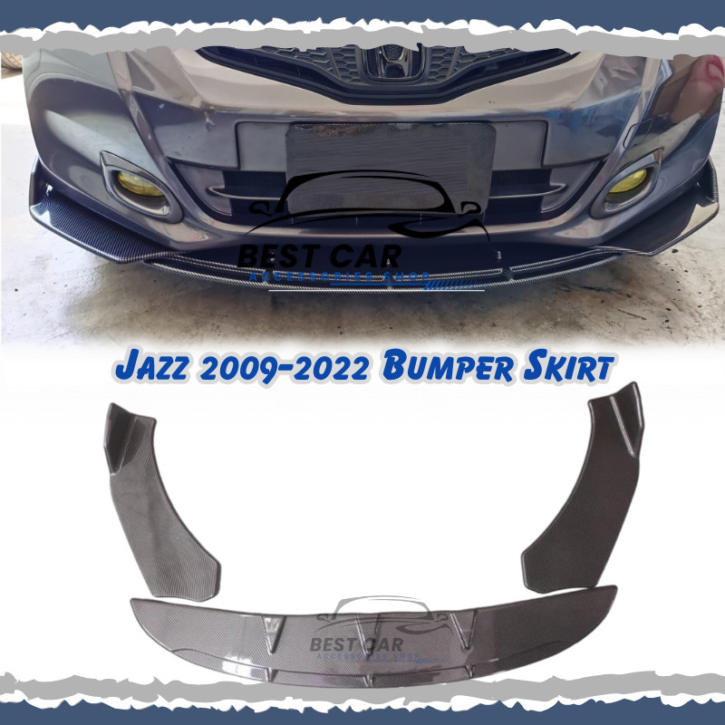 Honda Jazz 2009-2022 Front Bumper Diffuser Lip Wrap Angle Splitters Car ...