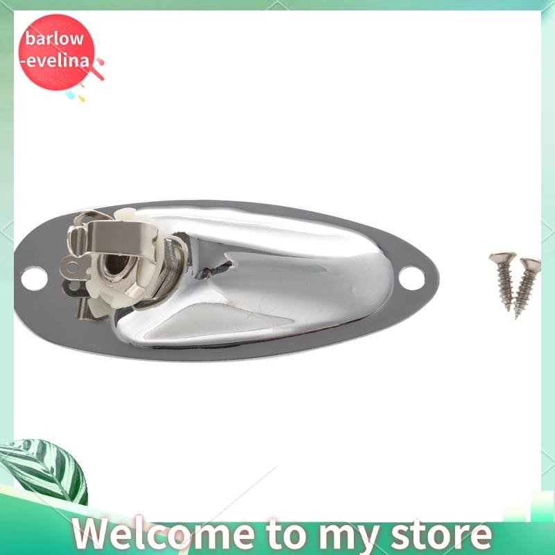1pcs Boat Output Input Jack Plate Sockets for Strat Guitar Replacement ...