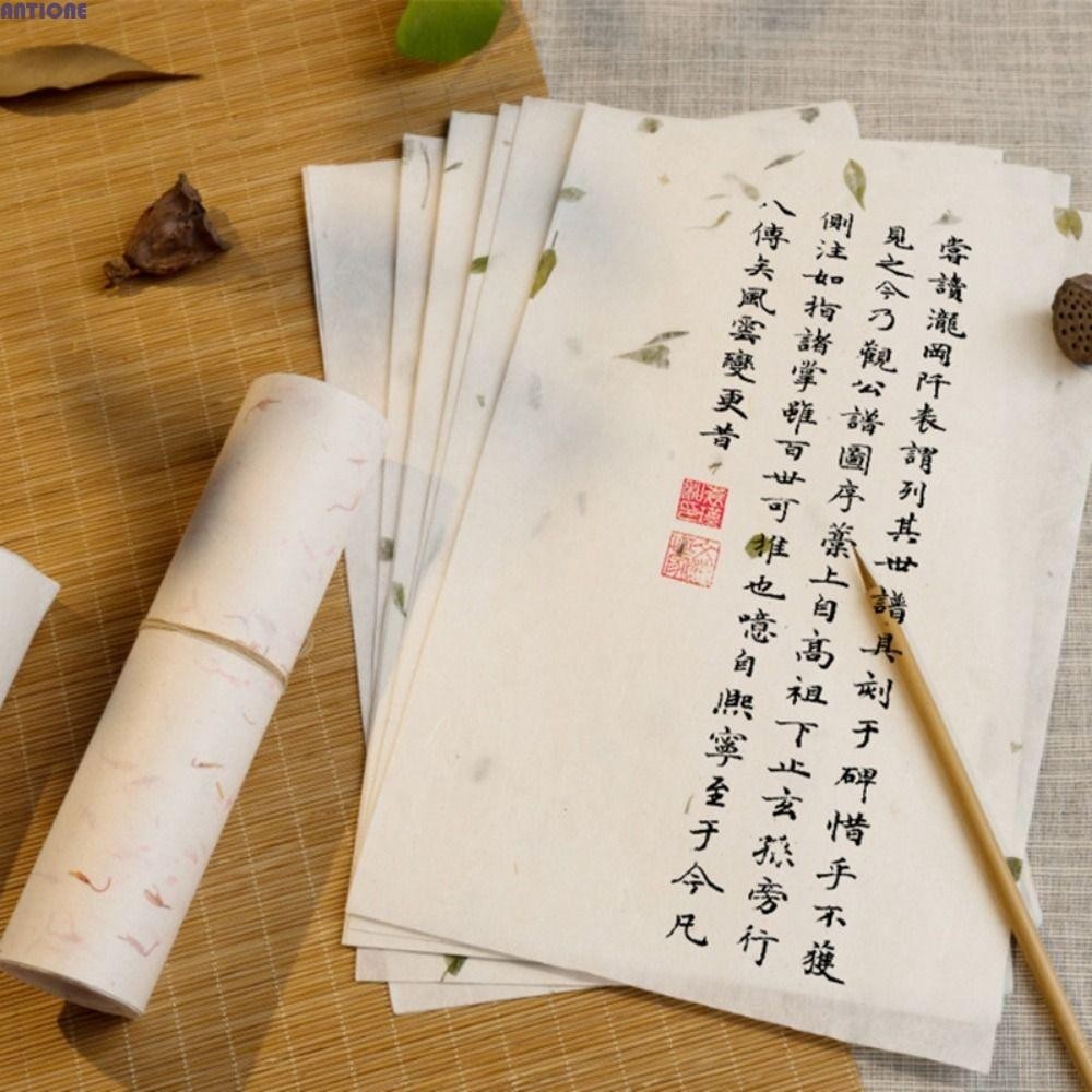ANTIONE 20pcs Chinese Calligraphy Paper, Blank Drawing Paper ...