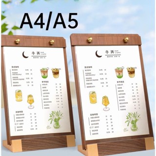 A4 Milk Tea Coffee Shop Desktop Display Billboard Acrylic Restaurant ...