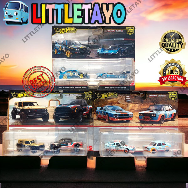 Hot Wheels Premium 2 Pack Lot M Set 3 Pcs Ford Bronco Raptor Lantai ...