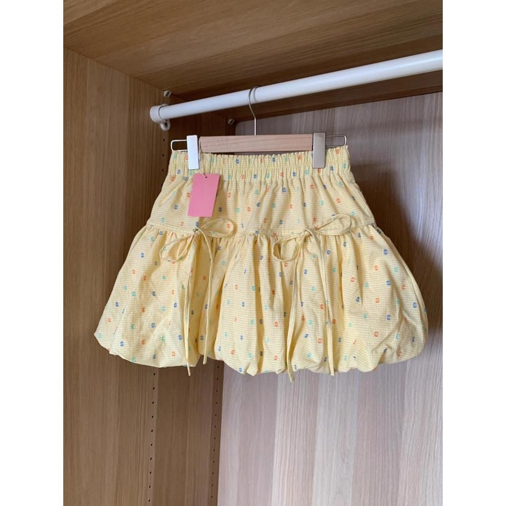 Sweet Ballet Style Colorful Polka Dot Puffy Bud Skirt 4 Summer New High ...