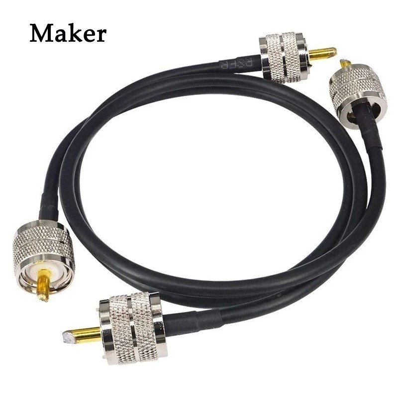 PL259 Cable 50cm RG58 CB for HAM & CB Radio,Antenna Analyzer,Dummy Load ...