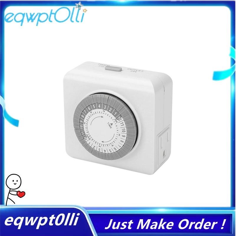 ^eQQ^1 Piece HU11M American Standard Timing Socket White PC 24 Hours Cycle Timer Intelligent ...