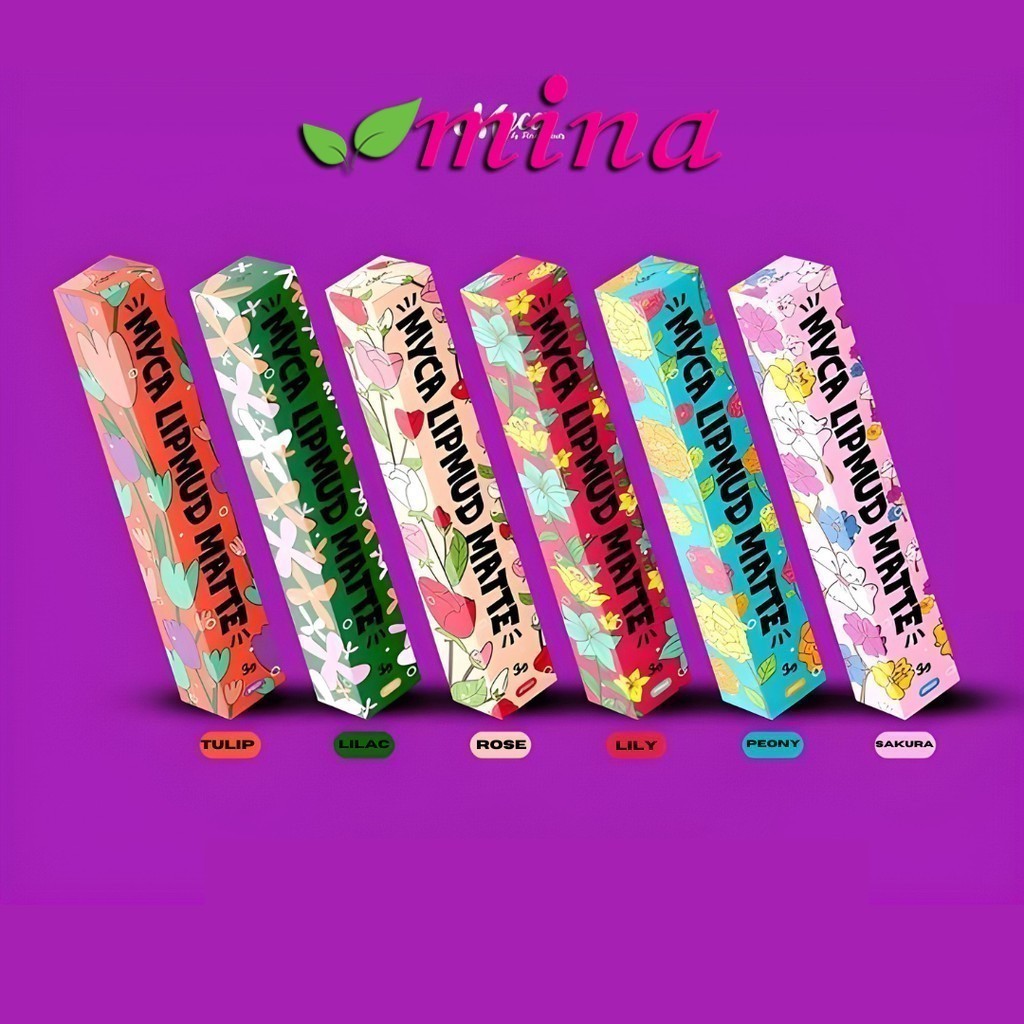 MYCA Lipmud Flower Edition Lilac Lily Peony Rose Sakura Tulip Cubremi ...