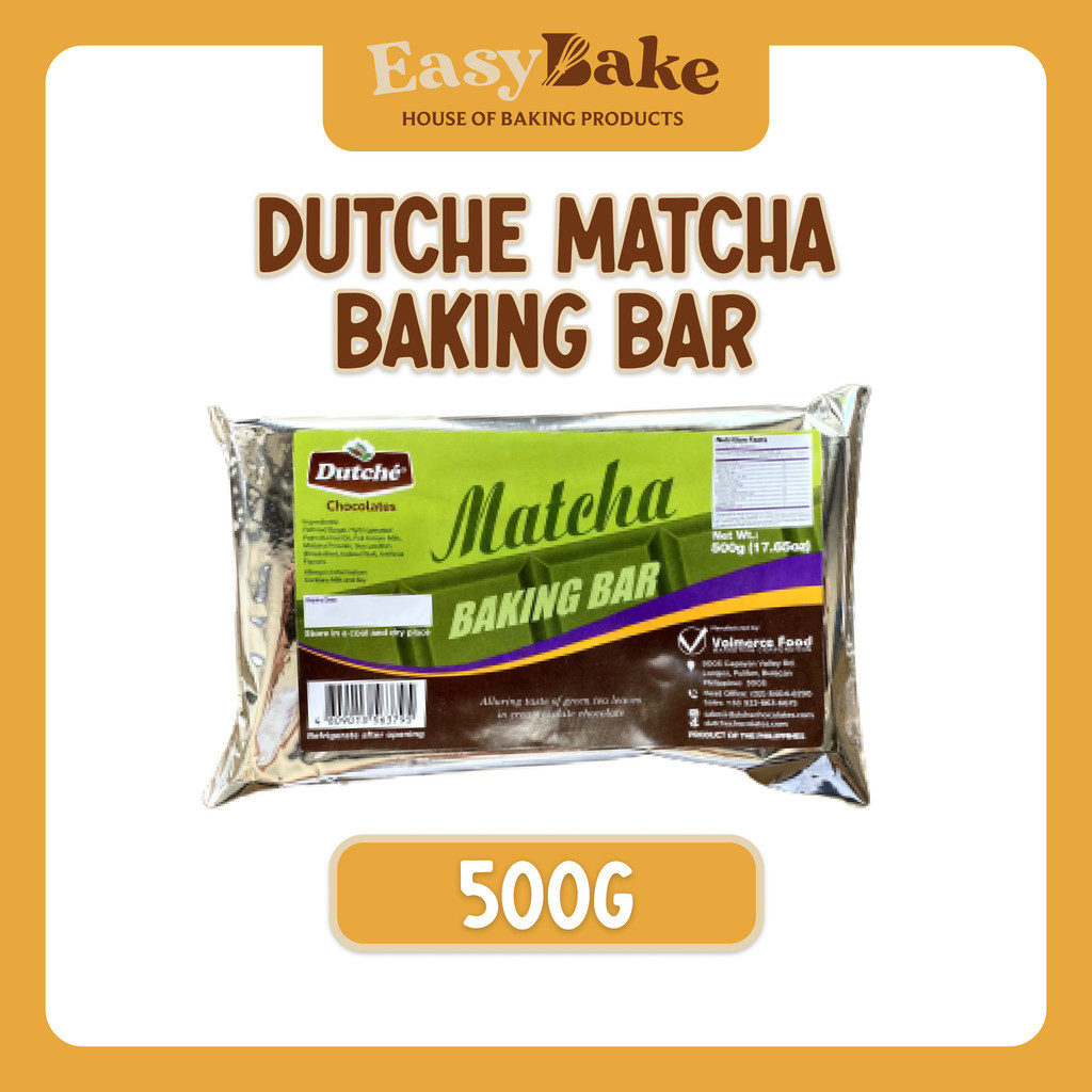Dutche Matcha Baking Bar (500g) | Shopee Philippines