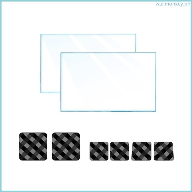 WU Screen Tempered Glass Film and Host Button Touchpad Stickers Set for ...