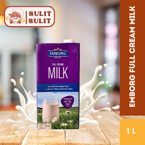 Emborg Full Cream Milk 1000ml / Cow's Milk / Full Cream Milk 1L ...