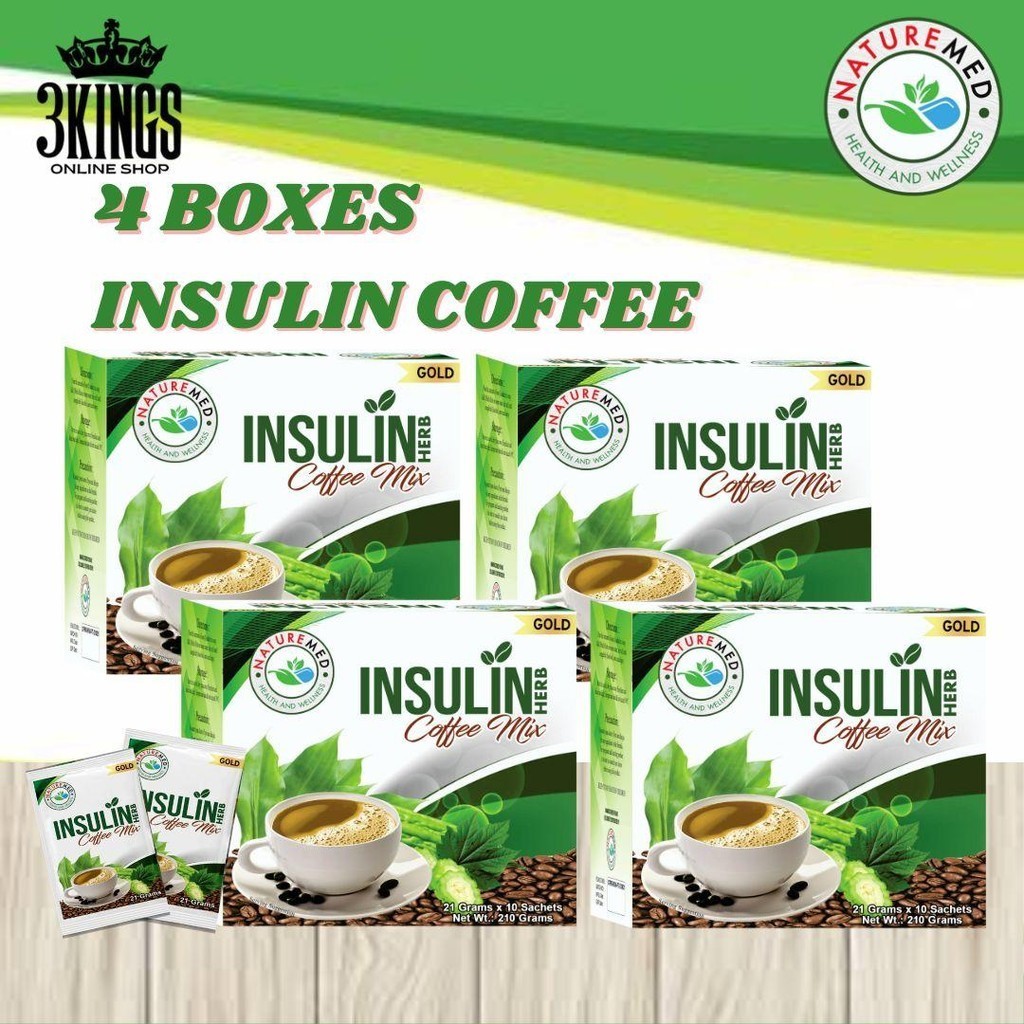 INSULIN COFFEE (NATUREMED) 10 Sachet per Box | Shopee Philippines