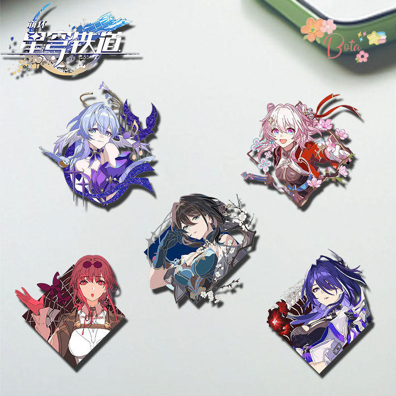 [bota Shop] Honkai Star Rail Acrylic Brooch Ruanmei Acheron Sparkle