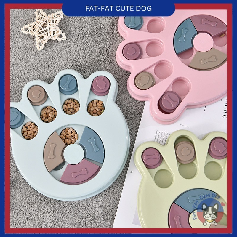 [Fat Fat Cute Dog]Dog Intelligence Toy Feeder Puzzle Eating Toys IQ ...