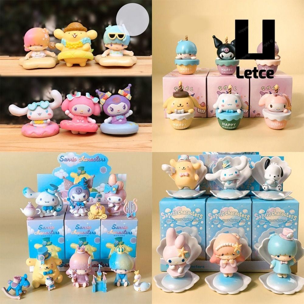 LETCE Sanrio Box, Kuromi Cinnamoroll Mysterious Figures Dolls, Cute My ...