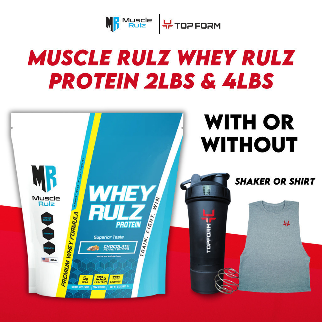 Muscle Rulz Whey Rulz Protein 2lbs & 4lbs | Shopee Philippines