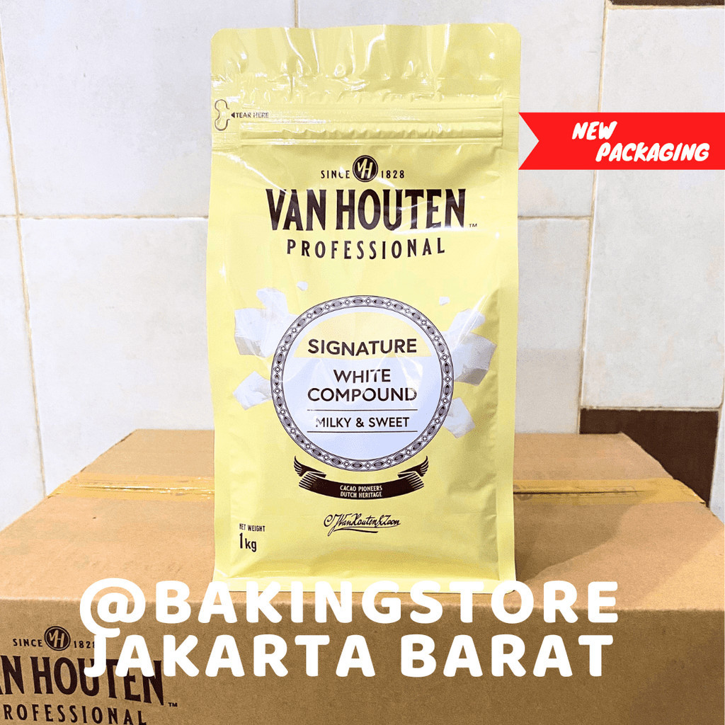 PUTIH Van Houten White Compound Coin 1kg | White Chocolate | Shopee Philippines