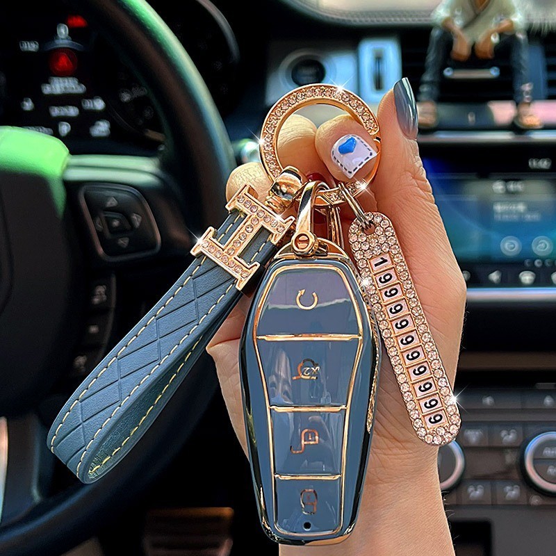 BYD Atto 3 Key Cover New Soft TPU Car Key Case For BYD Atto 3 Han EV ...