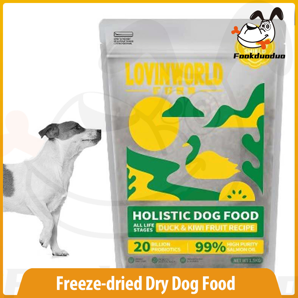 Fookduoduo Lovinworld Full Frice Freeze-dried Double Dog Food Duck And ...