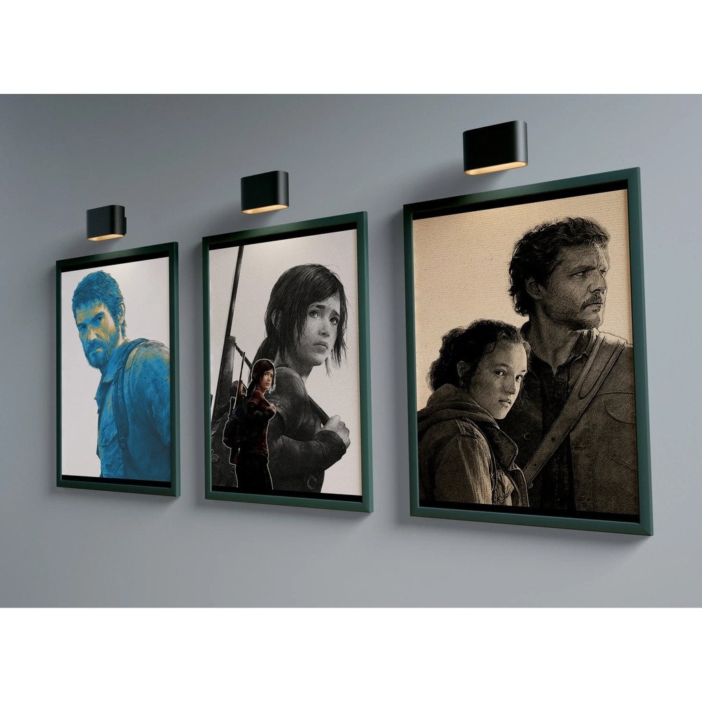 The Last of Us Inspired Poster Aesthetics Gaming Painting Wall Art ...