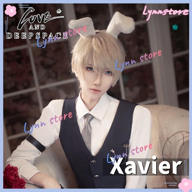 XS-3XL Xavier Uniforms Suit Cosplay Costume Wig Set LOVE AND DEEPSPACE ...