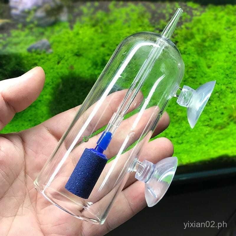 Aquarium Oxygenated Grass Tank Shrimp Tank Crystal Glass Oxygen ...