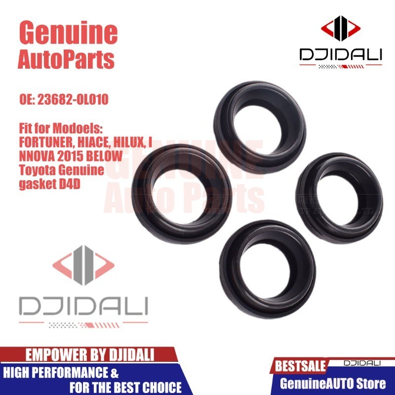 4PC Valve seal cover for Toyota Genuine gasket D4D 23682-0L010 | Shopee ...