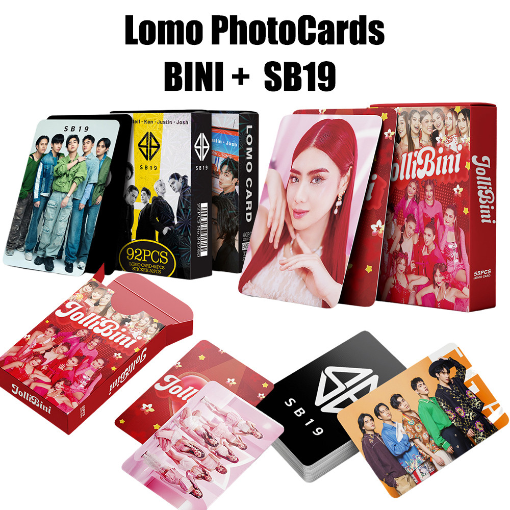 BINI Jollibini Photocards Bini Lomo Cards SB19 Photocard Stickers ...