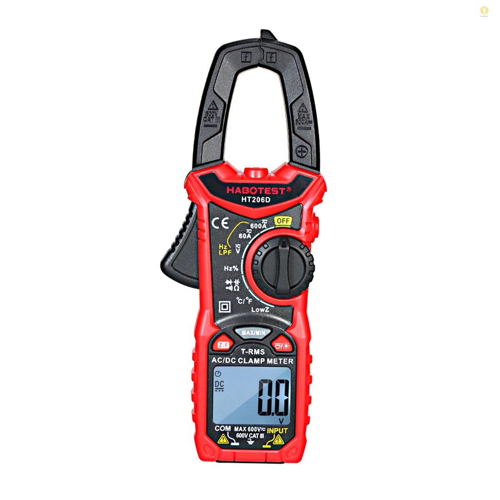 HGP HABOTEST AC/DC Digital Clamp Meter for Measuring AC/DC Voltage , AC ...